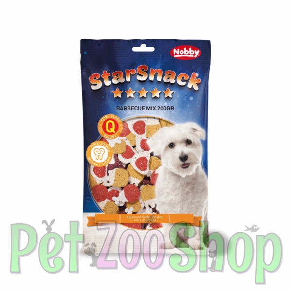 Nobby StarSnack Barbecue Mix poslastice, 200g