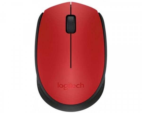 LOGITECH M171 Wireless crveni miš