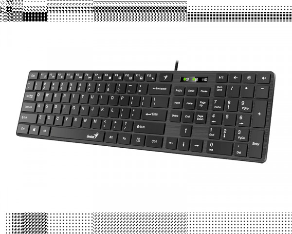 GENIUS SlimStar 126 USB YU crna tastatura