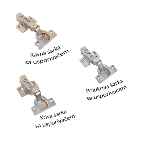 IVENTO šarka sa usporivačem K 3D