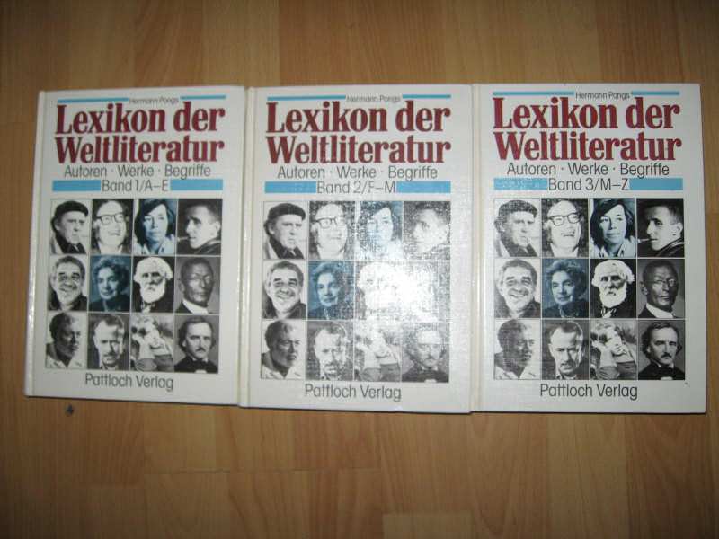 Lexikon der Weltliteratur 3 knjige na nemackom