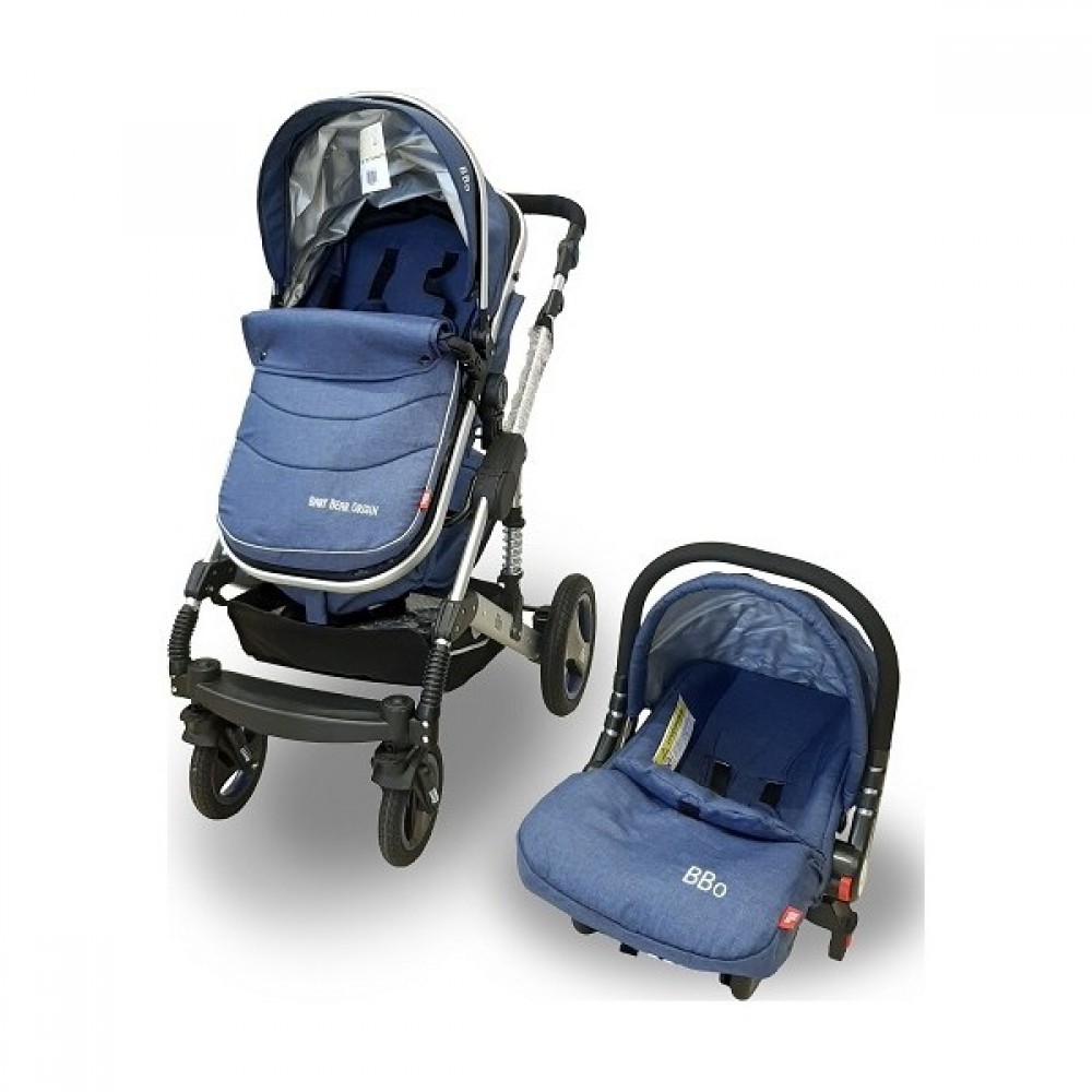 Kolica za bebe set 2u1 BBO Matrix, plava