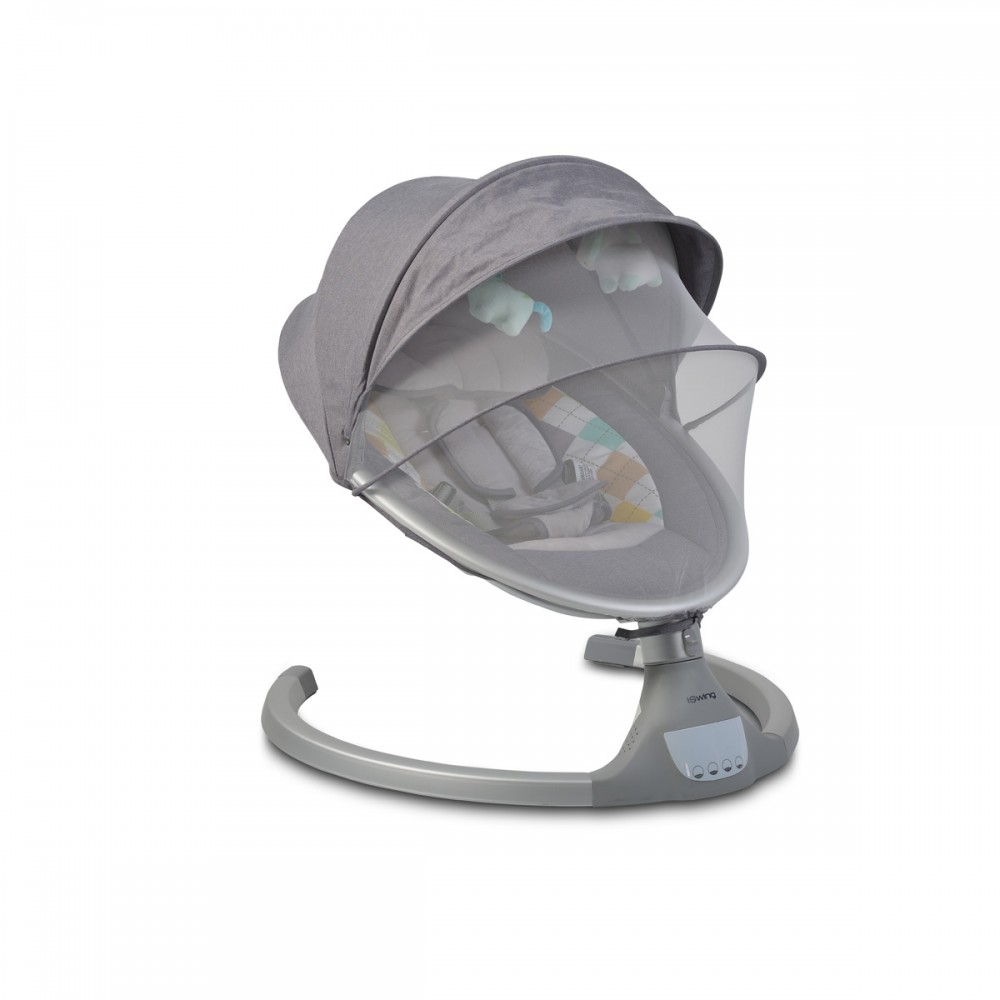 Cangaroo ljuljaška za bebe iSwing Light Grey