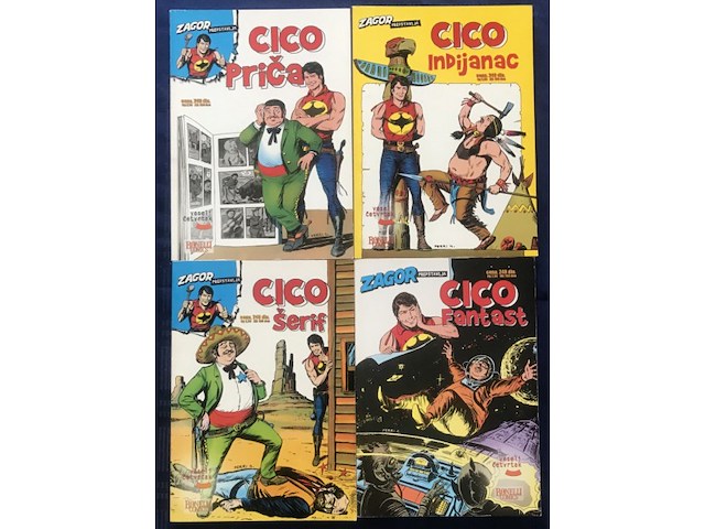 Zagor-Cico 4 kom