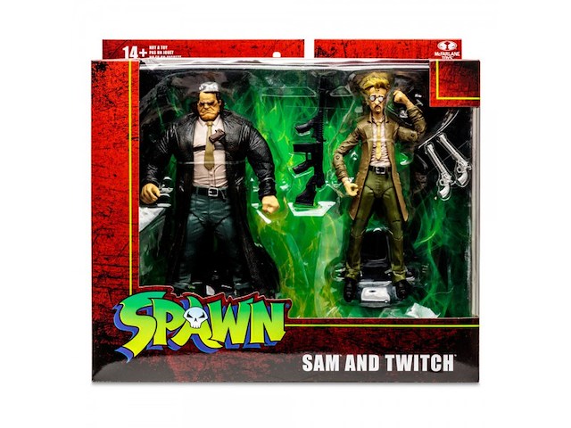 SPAWN ACTION FIGURE / SAM and TWITCH