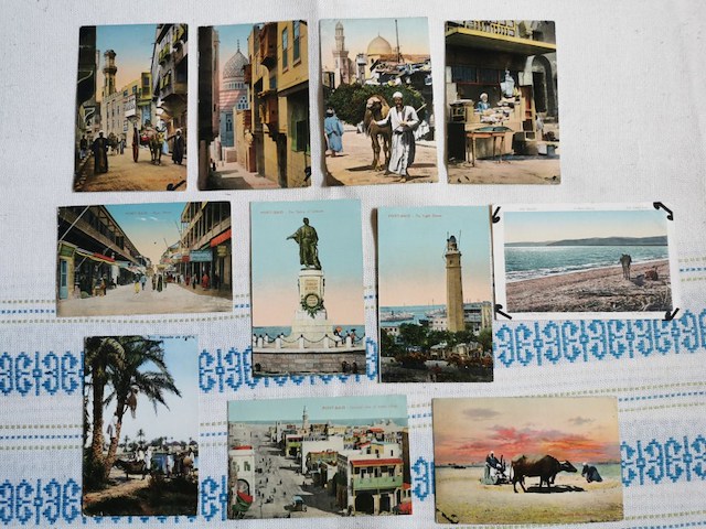Stare razglednice - Egipat - 11 komada