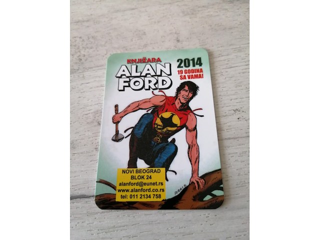 Kalendarčić Alan Ford 2014. Zagor