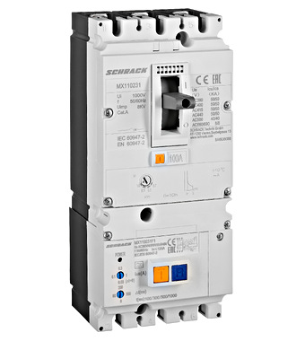 Kombinacija MX1 prekidača 100A/3p/A/50kA i FID člana do 1A
Kombinacija MX110231 kompaktnog prekidača (Tip A, 3P, 50kA, 100A) i FID modula. FID modul Tip A. Podesive četiri nazivne diferencijalne ...