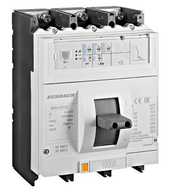 Kompaktni prekidač MX4, 3p, 70kA,1600A, EN zaštitna jedinica
Nazivna struja 1600A, Prekidna moć (400V) 70kA, Okidač Elektronska zaštitna jedinica - Tip EN, Polovi 3, Podesiva zaštita od preoptere...