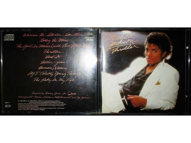 Michael Jackson-Thriller Reissue Made in Europe CD