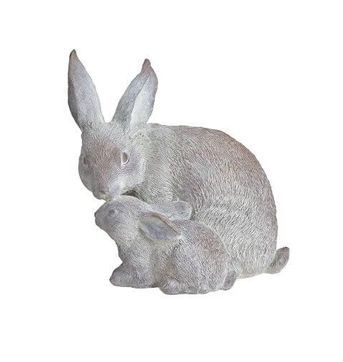 Uskršnja dekoracija RABBIT MOTHER WITH CHILD 28cm 10026998