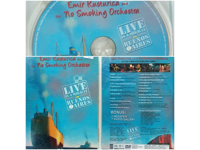 dvd Emir Kusturica and No Smoking Orchestra