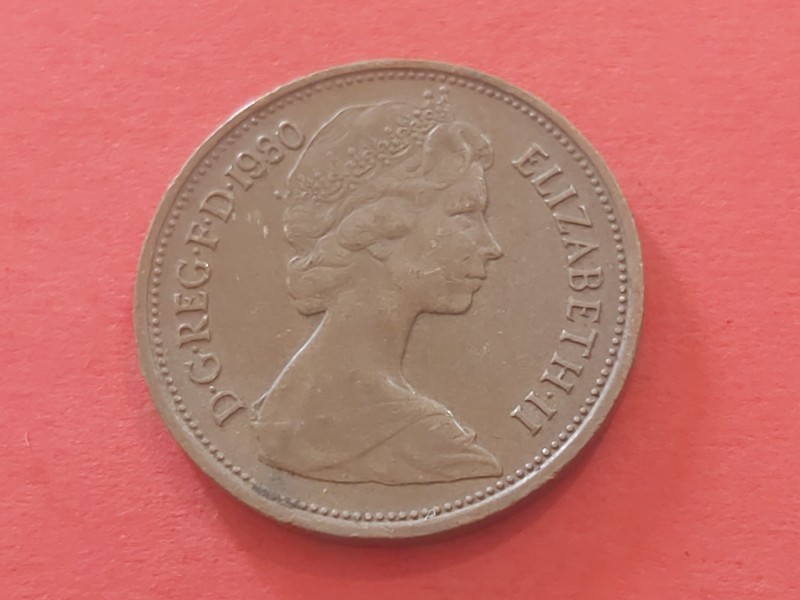 Britanija - 2 pence 1980 god