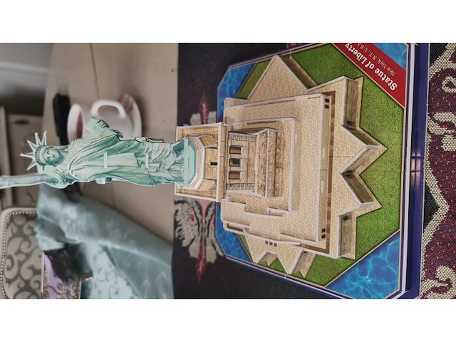 Statue of Liberty 3D puzzle, sklopljene
