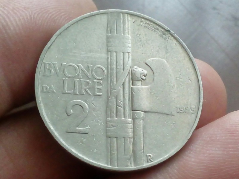 Italija, 2 Lire 1925