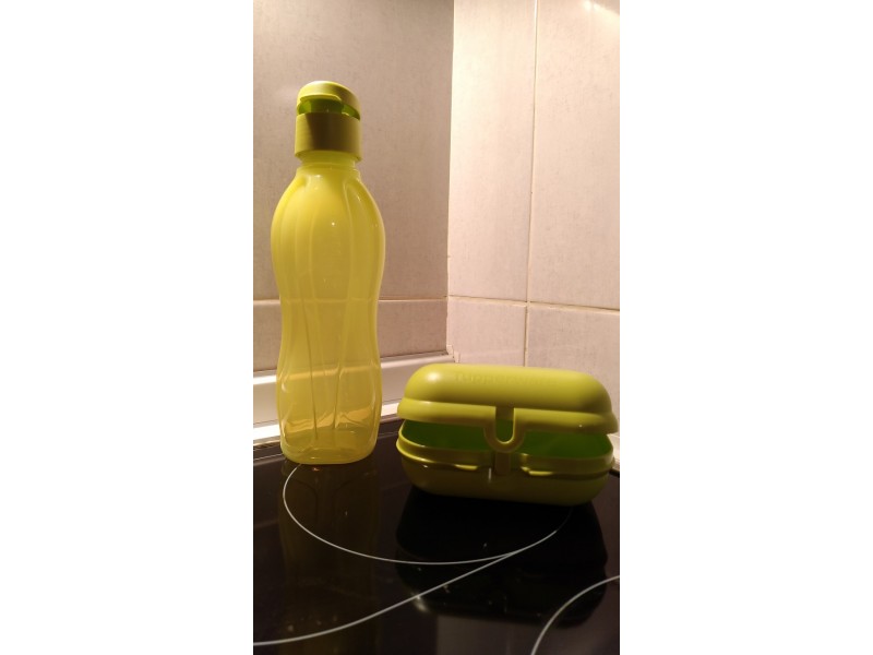 Tupperware Set Eko flašica 750ml+Eko većaOstriga