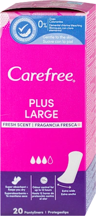 Carefree
PLUS LARGE dnevni ulošci - superupijajući, 20 kom