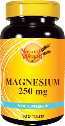 Natural Wealth
MAGNEZIJUM 250mg, 100 kom
Dodatak ishrani