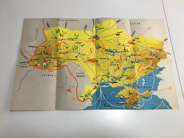 Ukrajina   zanimljiva karta  48x30