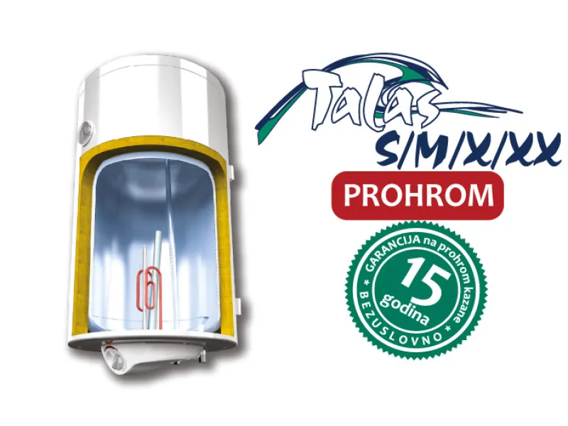 ELIT BOJLER TALAS M 80L - PROHROM (995x420mm/2000W)