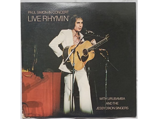 PAUL SIMON - In concert Live Rhymin`(Japan Press)