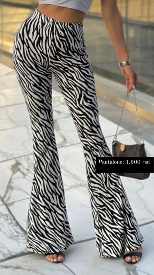 Zebraste pantalone