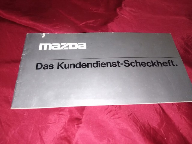 Servisna knjižica Mazda 626