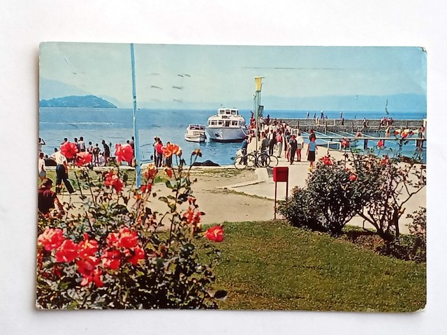 Ohrid - Brodovi - Makedonija - Putovala 1965.g -