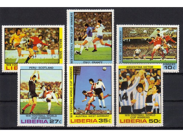 Liberija,SP u fudbalu-Argentina `78 1978.,čisto