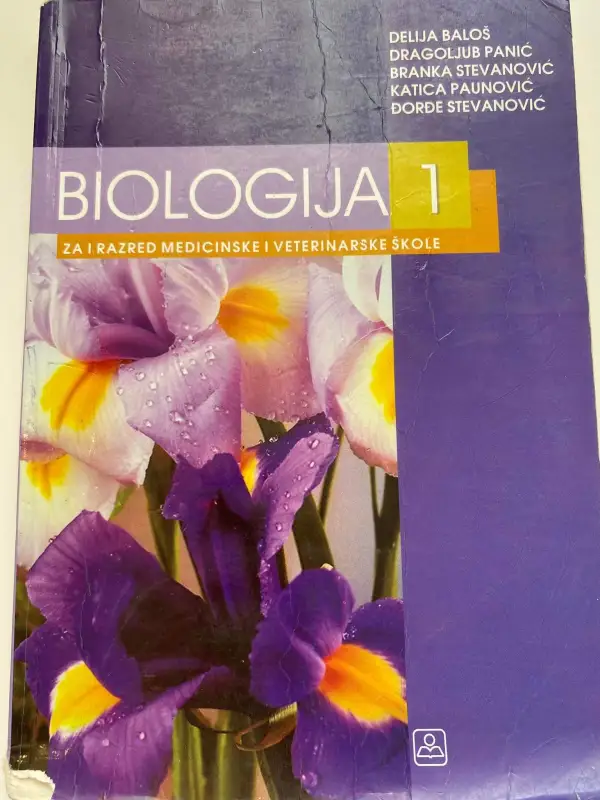 Biologija 1 udzbenik za prvi razred