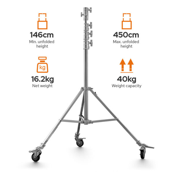 Godox SA5045 metalni stativ sa tockovima (4.5m)