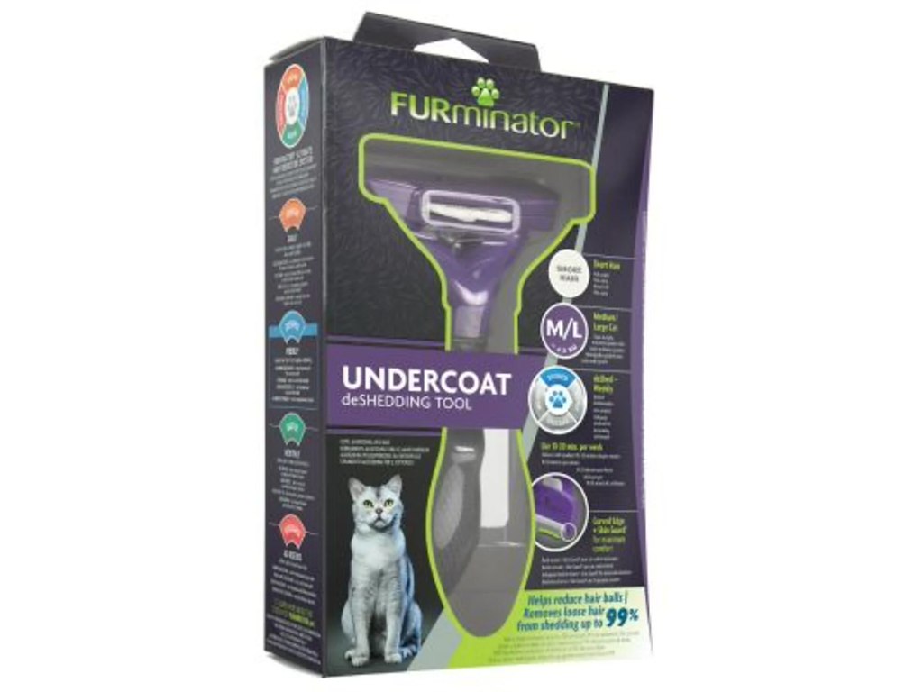 Furminator Četka za mačke za kratku dlaku Undercoat M/L MO00107