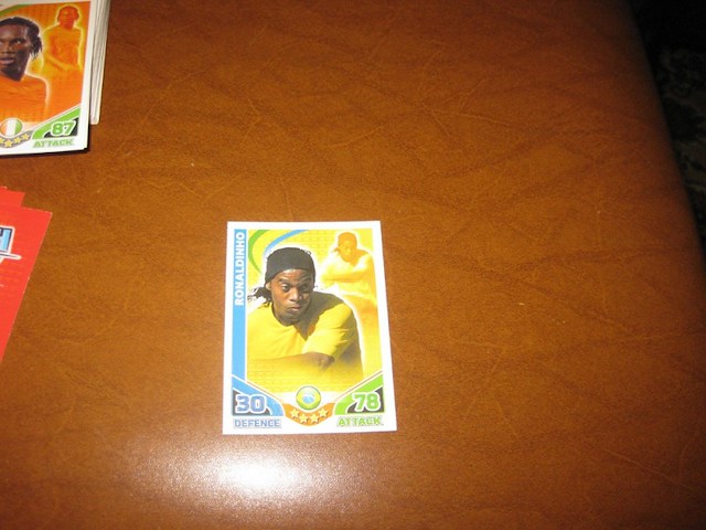 Topps Match Attax - Ronaldinho  (Brazil)