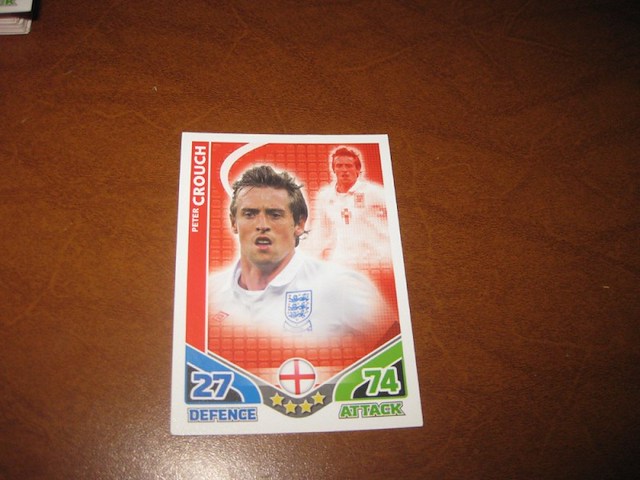 Topps Match Attax - Peter Crouch (England)