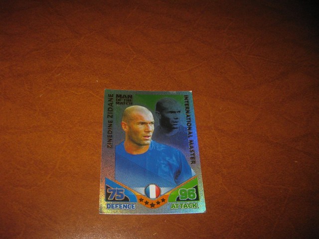 Topps Match Attax - Zinedine Zidane (France)