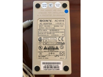 Sony AC-V018 strujni adapter monitora 18V 3.33A