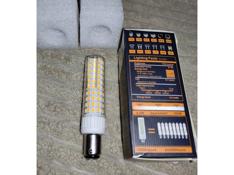 LED Sijalica BA15D / 8.5W / 3000K