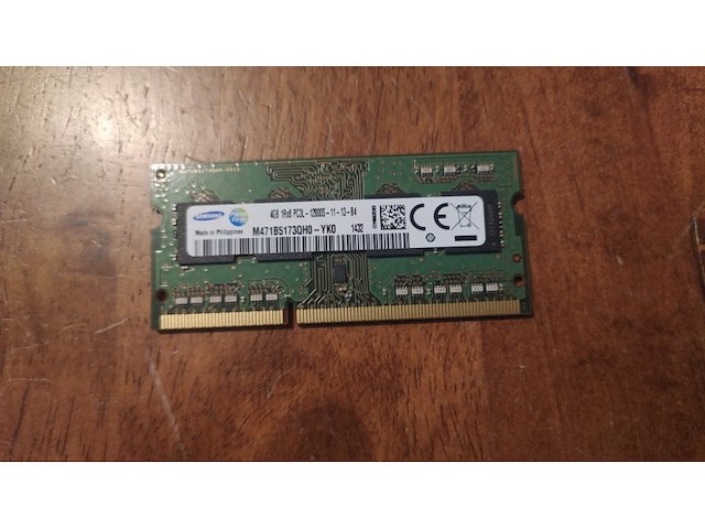 Ram memorija BR9 DDR3 Samsung 4GB , 1600Mhz , PC3L