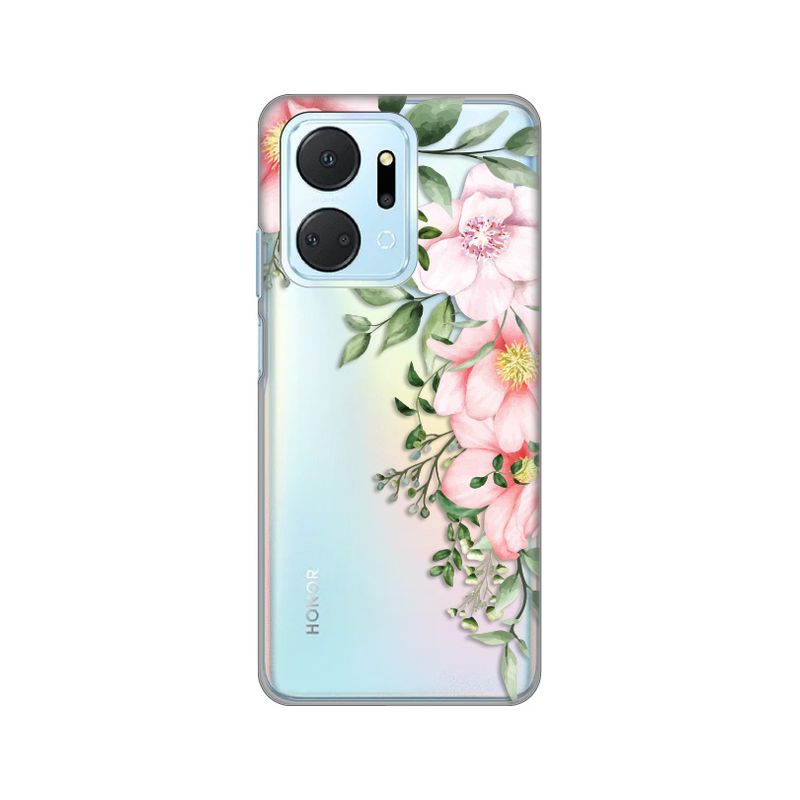 Maskica Silikonska Print Skin za Honor X7a Gentle Rose Pattern