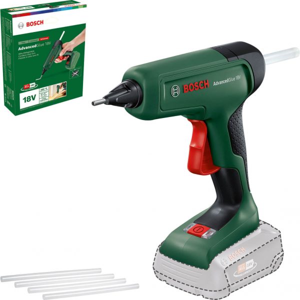 BOSCH® Akumulatorski pištolj za lepak AdvancedGlue 18V – Solo