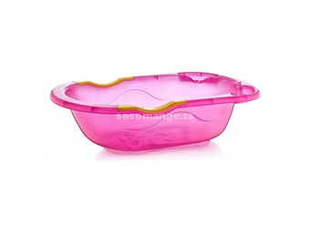 Kadica za kupanje bebe Ocean Pink Transparent BabyJem 33-10317