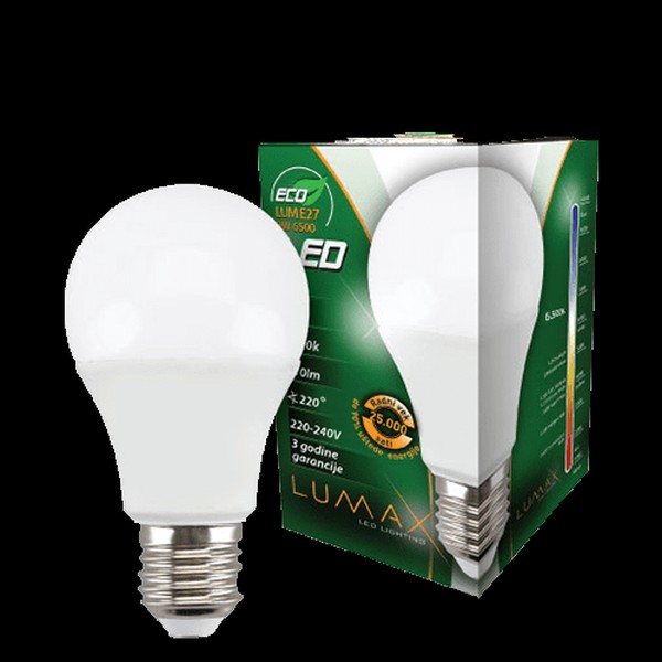 Led sijalica E27 9W, Lumax ECO LUME27-9W 810LM 220VAC