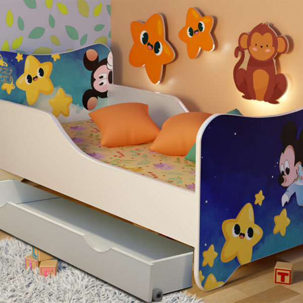 Serija Happy Kitty – Lucky Mickey sa fiokom 160x80cm