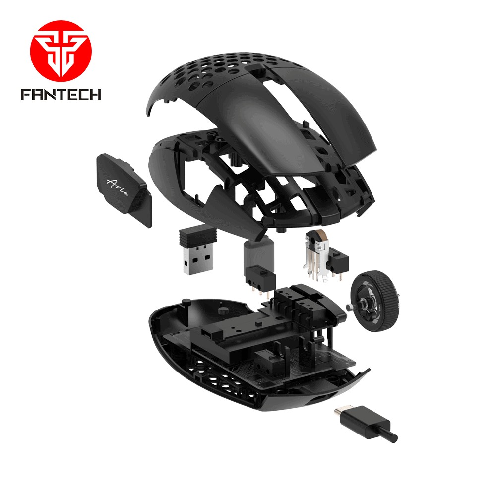 Gaming Miš Fantech Wlreless Aria XD7 Crni