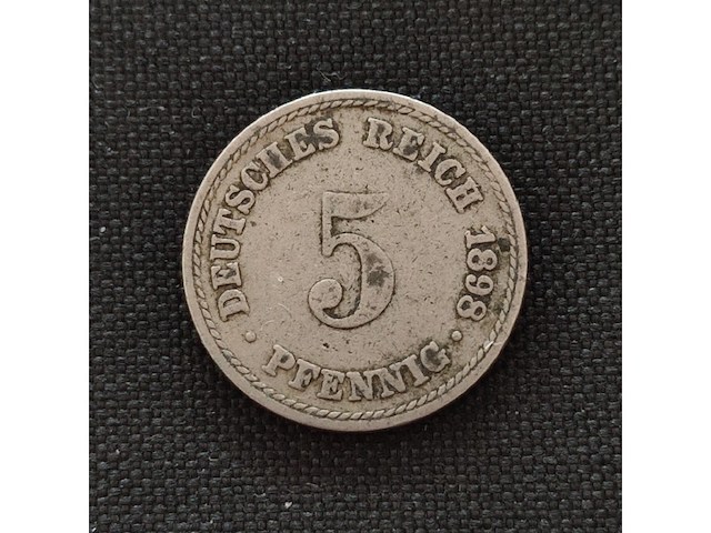 5 PFENNIG 1898 A