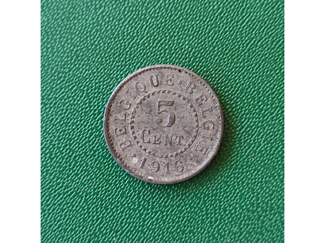 Belgija 5 CENTIMES 1916