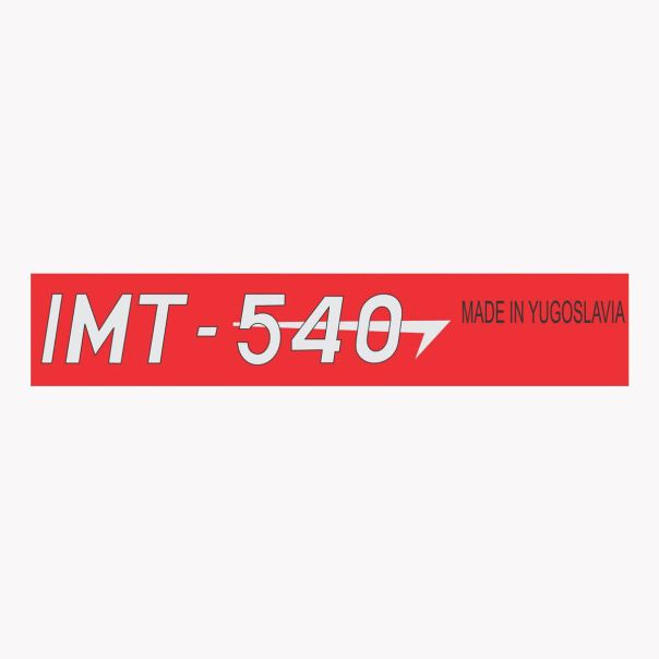 888 CAR ACCESSORIES Nalepnica "imt 540" velika