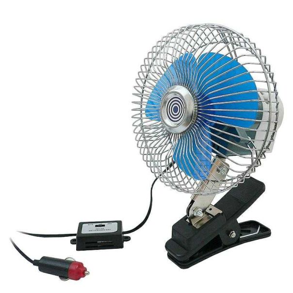 CARCO Ventilator za kola 12v 8" štipaljka