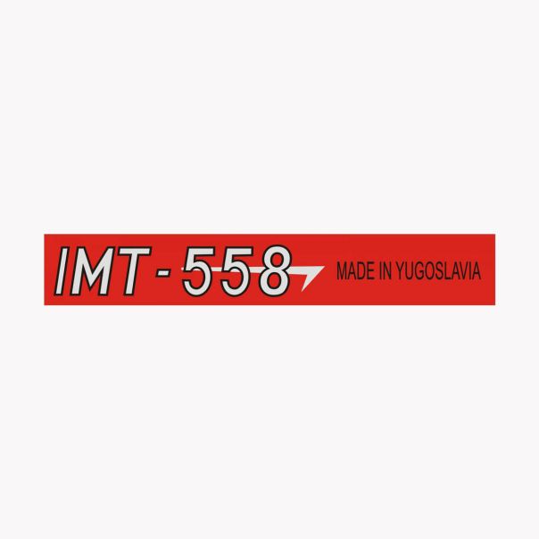 888 CAR ACCESSORIES Nalepnica "imt 558" mala