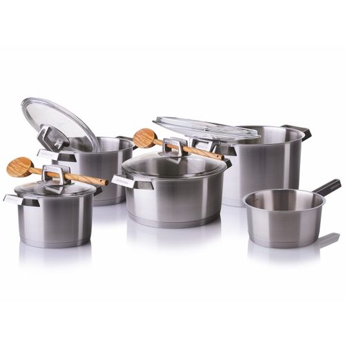 Set šerpi PREMIUM INOX 18/10 – 9 kom